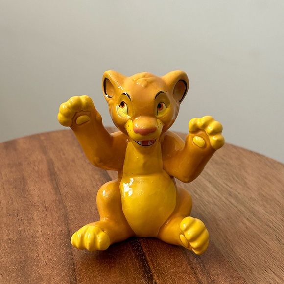 Disney | Art | Disney Vintage Baby Simba Porcelain Figurine The Lion ...